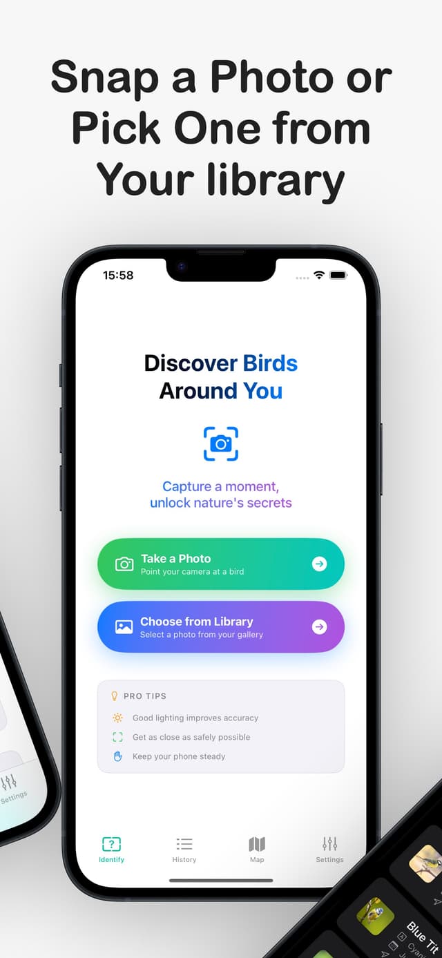 BirdSnap - Instant Bird Feather Identification | AI Bird ID for iOS